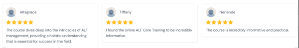 ALF Core Training | Online ALF Core Training Florida | ALF Boss